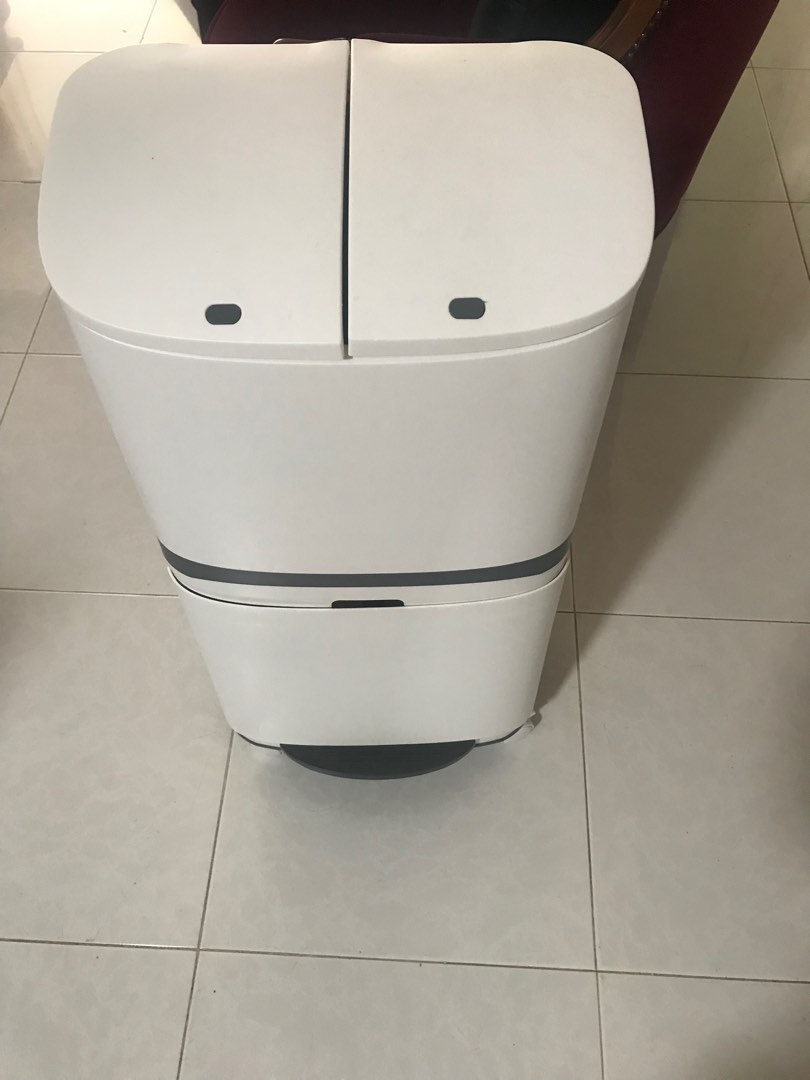 Dustbin / storage bin with dividers for recycling, Furniture & Home ...