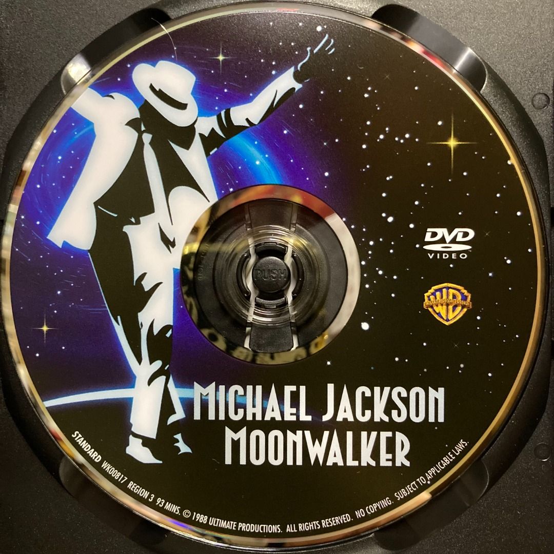 DVD Michael Jackson Moonwalker, 興趣及遊戲, 音樂樂器 & 配件, 音樂與媒體 - CD 及 DVD ...