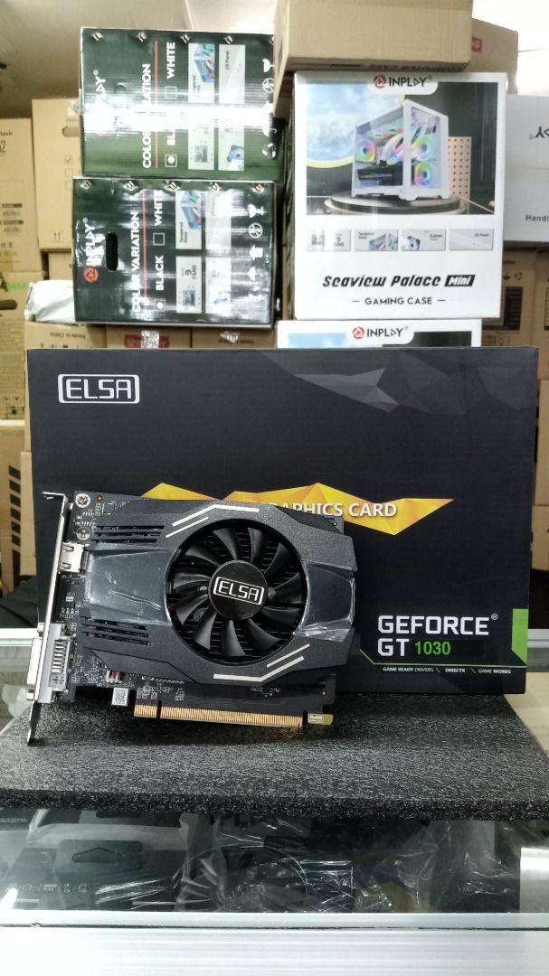 ELSA Nvidia Geforce GT 1030 4gb DDR4 Gaming Videocard, Computers & Tech ...
