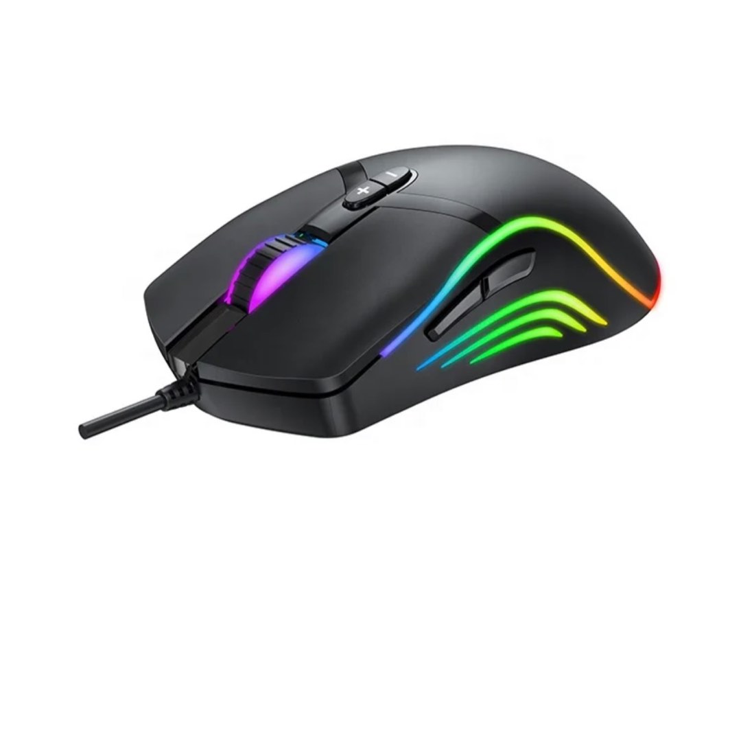 Ergonomic gaming mouse. Rgb led 6400 Dpi usb wired mouse, Computers ...