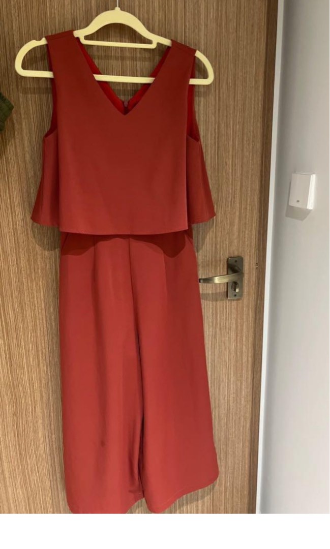 FAYTH pink jumpsuit cny, Women's Fashion, Dresses & Sets, Jumpsuits on ...