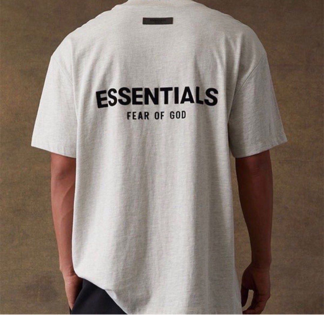 Fear of God Essentials SS20 Tee, Men's Fashion, Tops & Sets, Tshirts ...