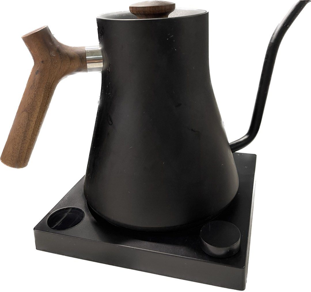 Fellow STAGG EKG Kettle Pour Over Coffee Black Walnut Handle, TV & Home ...