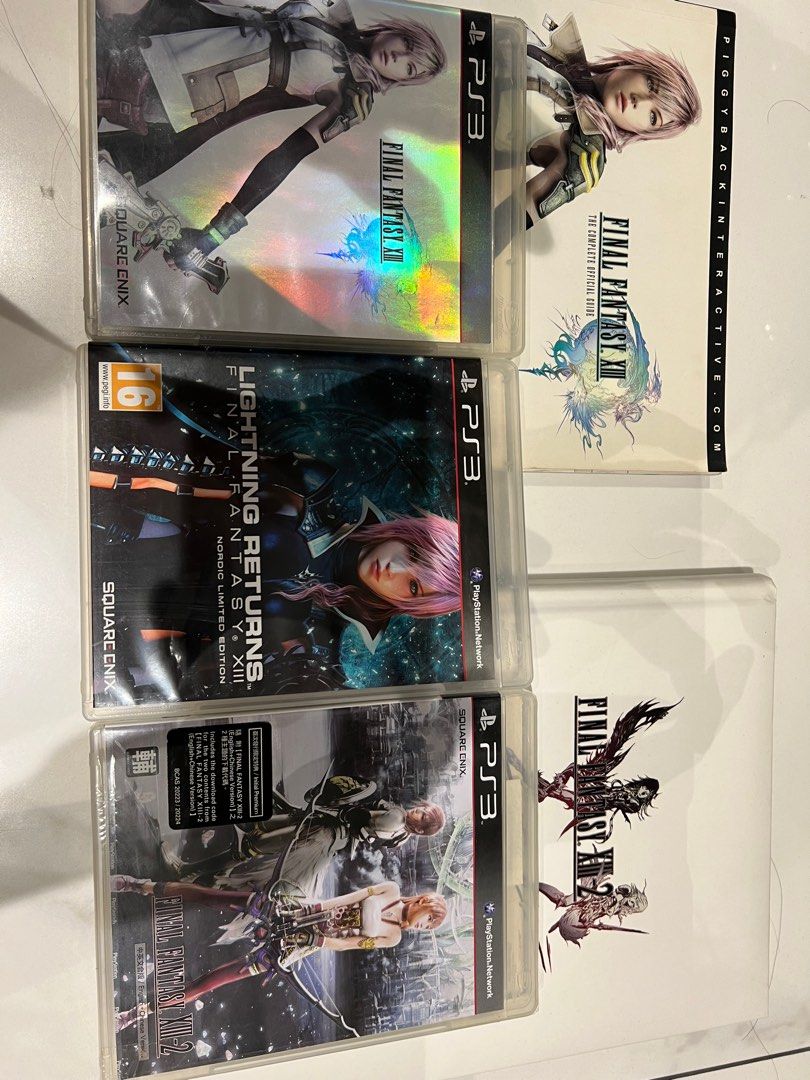 Final Fantasy XIII full series, Video Gaming, Video Games, PlayStation ...