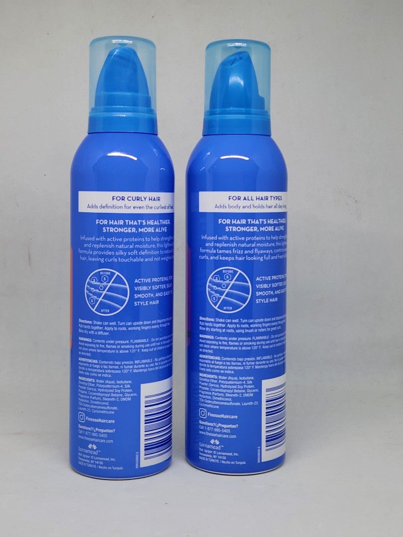 Finesse Hair Mousse Extra Control Curl Defining, Beauty & Personal Care ...