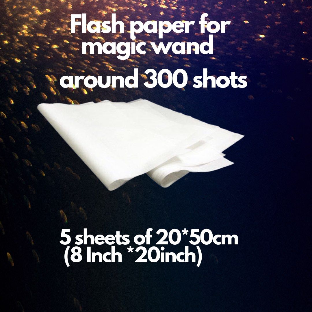 flash paper for fireball incendio harry potter wand, Hobbies & Toys ...