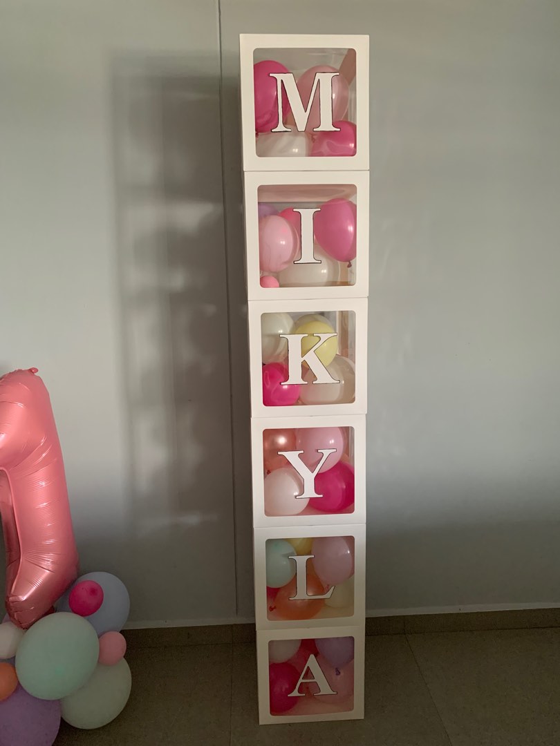 Foldable alphabet box, Hobbies & Toys, Stationery & Craft, Occasions ...