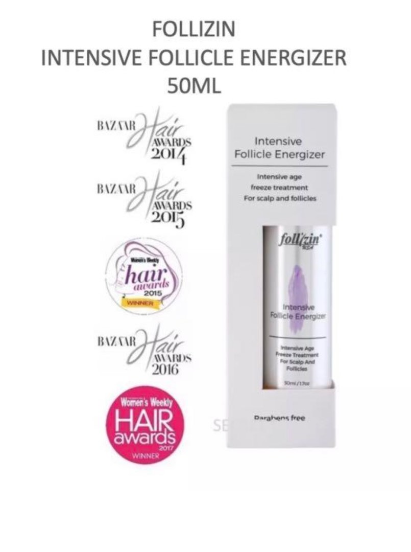 Follizin USA Intensive Follicle Energizer, Beauty & Personal Care, Hair ...