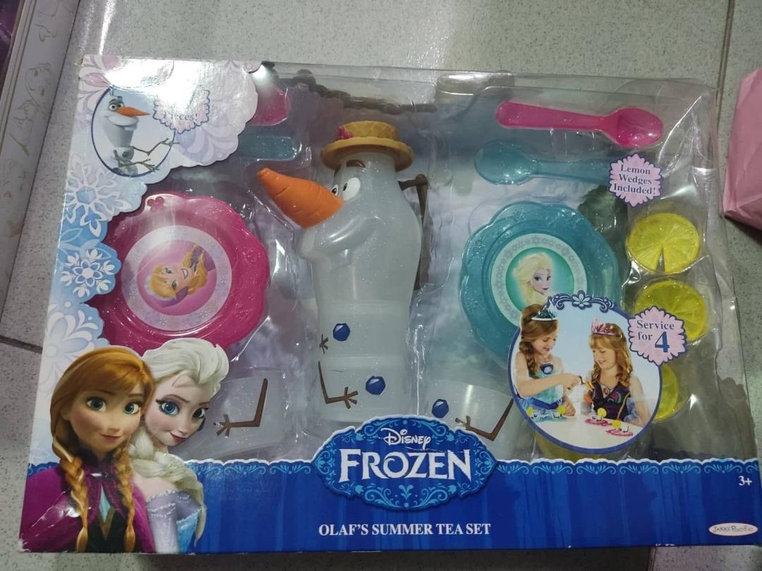 Frozen 17 pcs Olaf's Summer Tea Set toy for kids, Hobbies & Toys, Toys ...