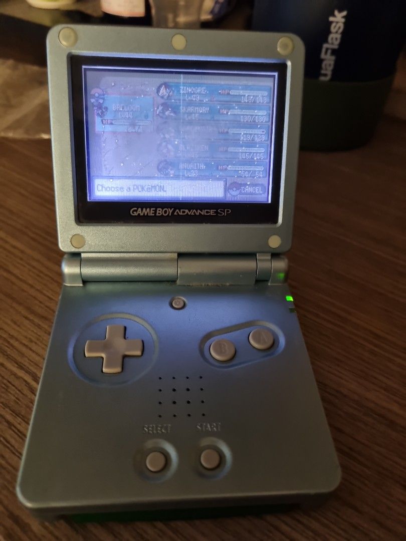 Gameboy + Pokemon Emerald + Wireless adapter, Video Gaming, Video Games ...
