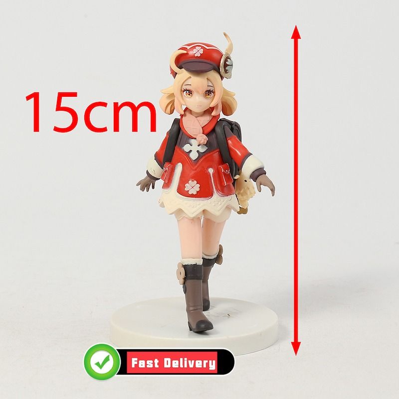Genshin Impact Klee Anime Game Action Figure 15cm Collection Model Doll ...