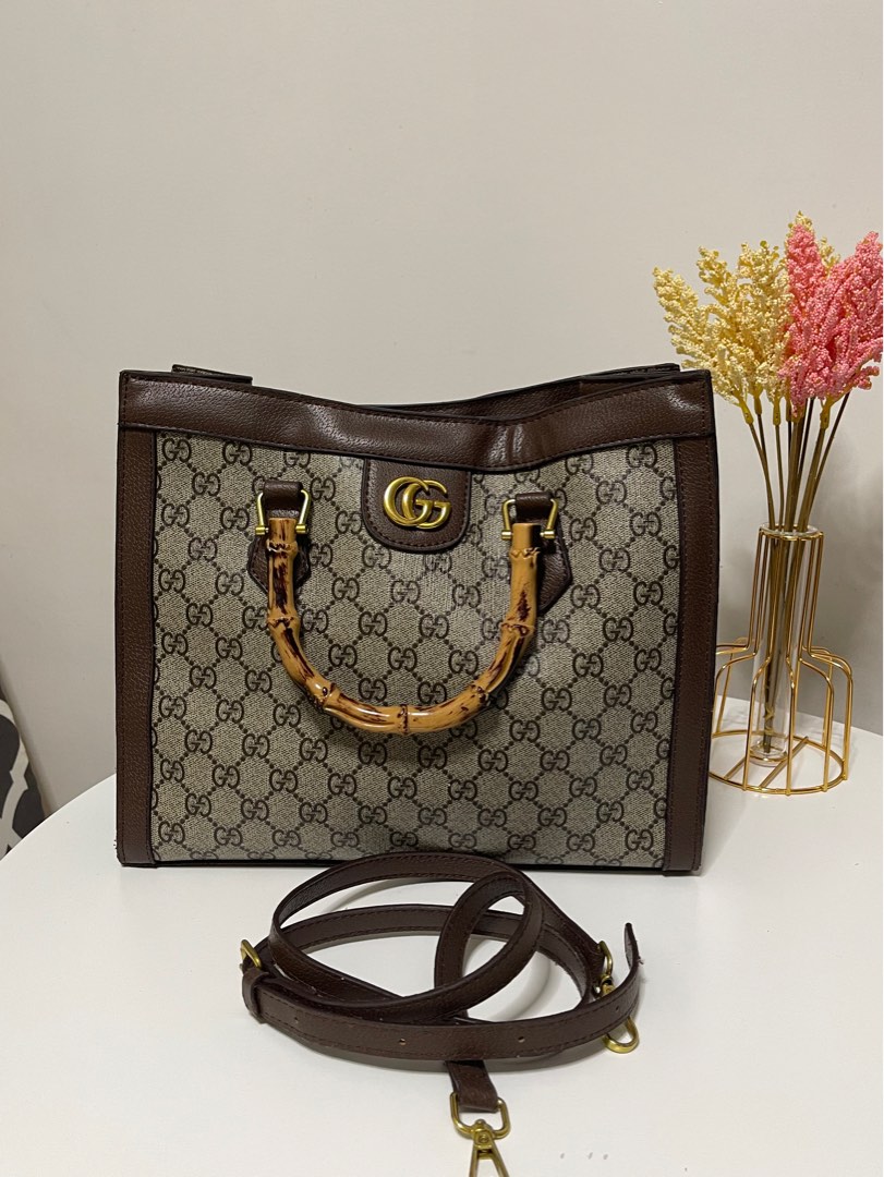 GG two way stand alone totebag, Luxury, Bags & Wallets on Carousell