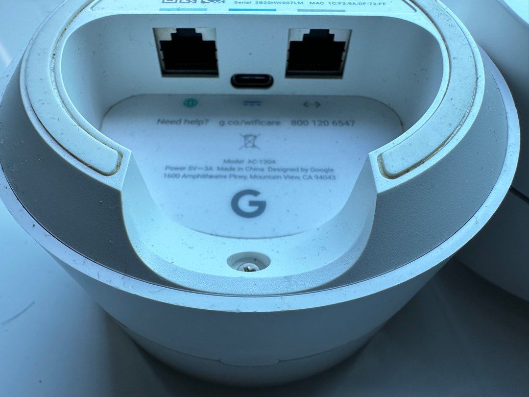 Google Wifi Gen 1 (Mesh router ), Computers & Tech, Parts & Accessories ...