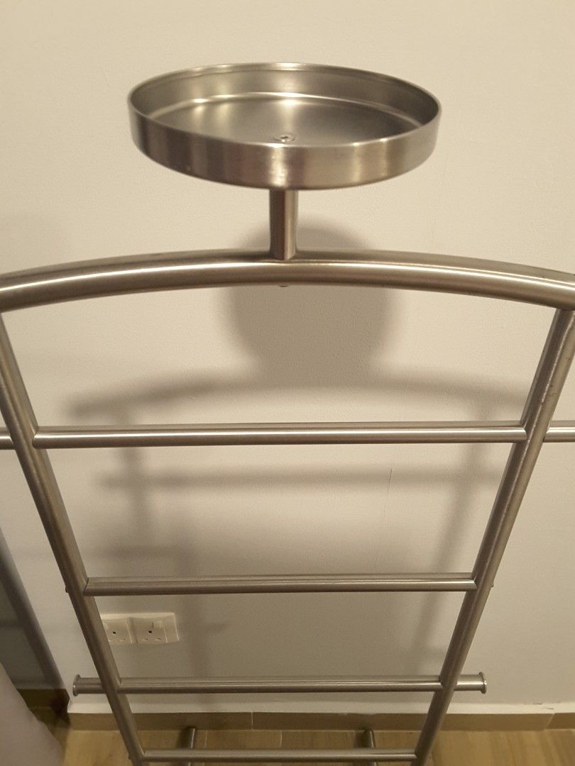 GRUNDTAL Ikea Valet stand, clothes rack stainless steel, 128 cm ...