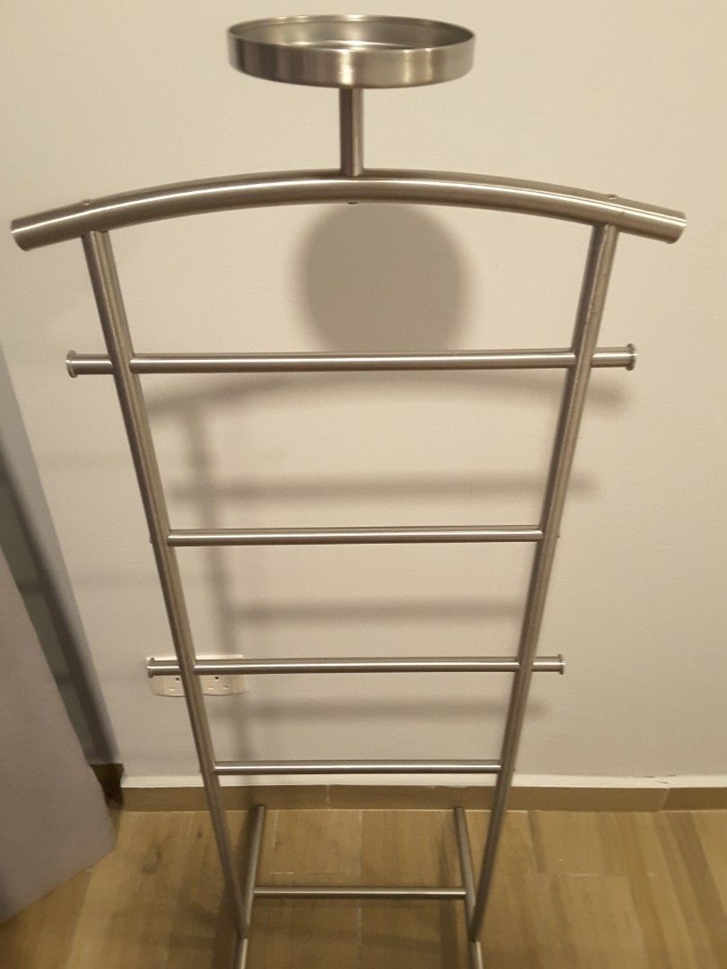 GRUNDTAL Ikea Valet stand, clothes rack stainless steel, 128 cm ...