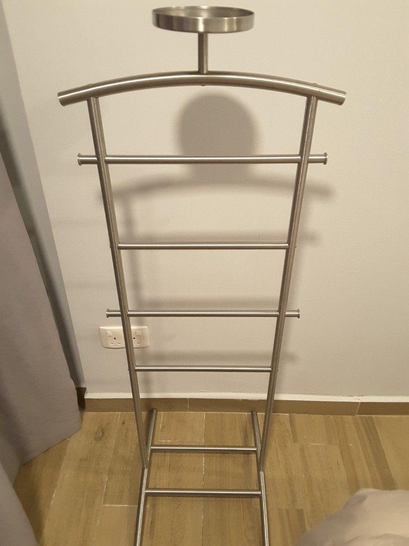 GRUNDTAL Ikea Valet stand, clothes rack stainless steel, 128 cm ...