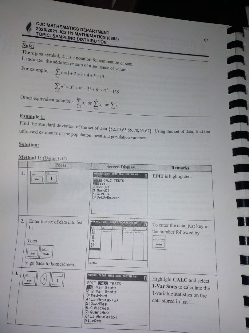 H1 math textbook stats and pure math, Hobbies & Toys, Books & Magazines ...