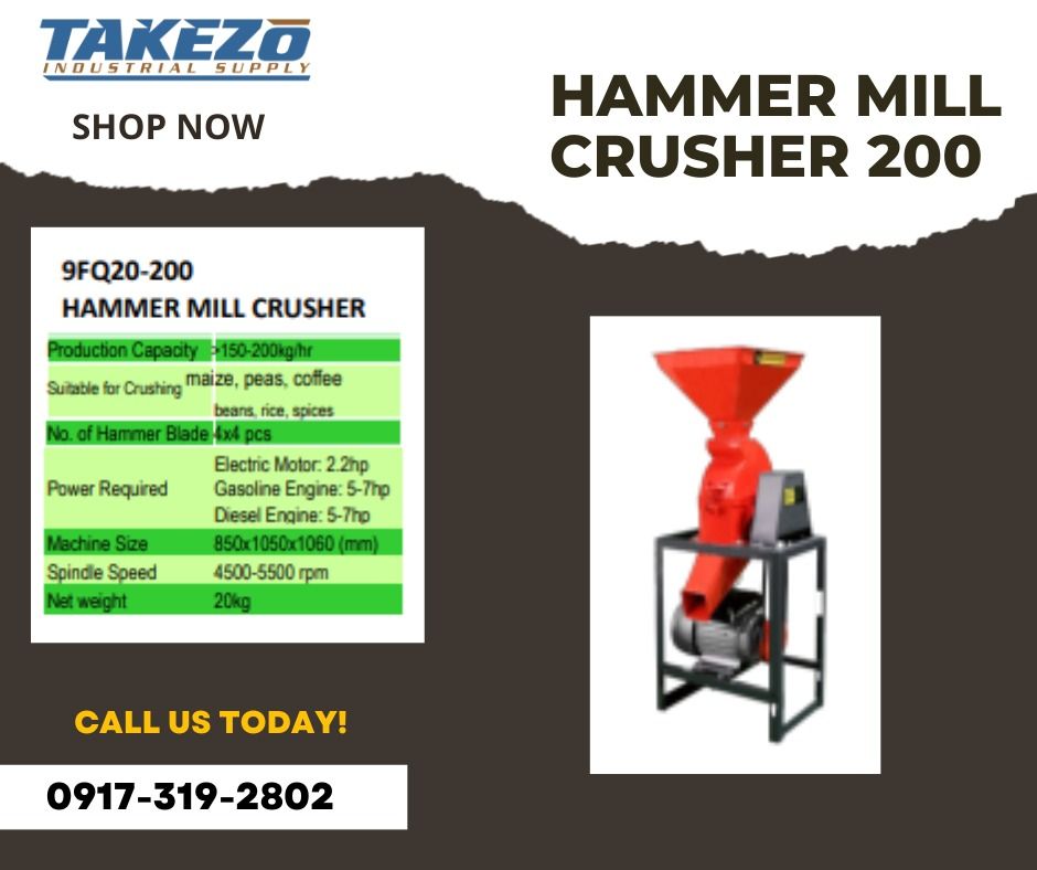 HAMMER MILL CRUSHER (200 AND 300), Commercial & Industrial ...