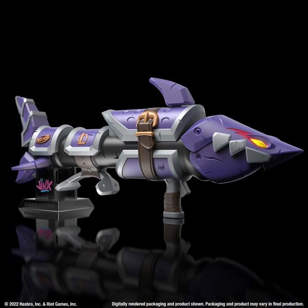 Hasbro NERF LMTD - League of Legends - Jinx Fishbones Blaster, Hobbies ...
