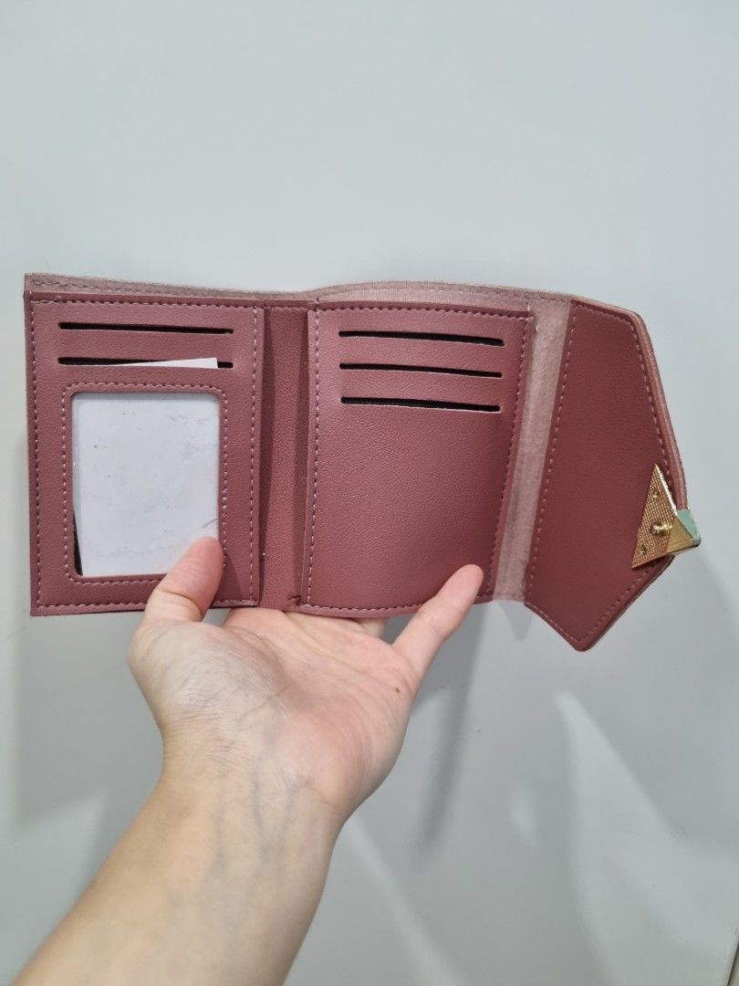 Heart Pink Wallet, Women's Fashion, Bags & Wallets, Wallets & Card ...