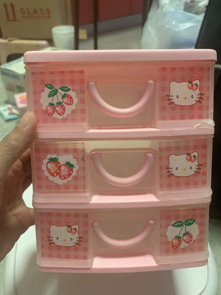 Hello kitty drawers, Furniture & Home Living, Home Improvement ...
