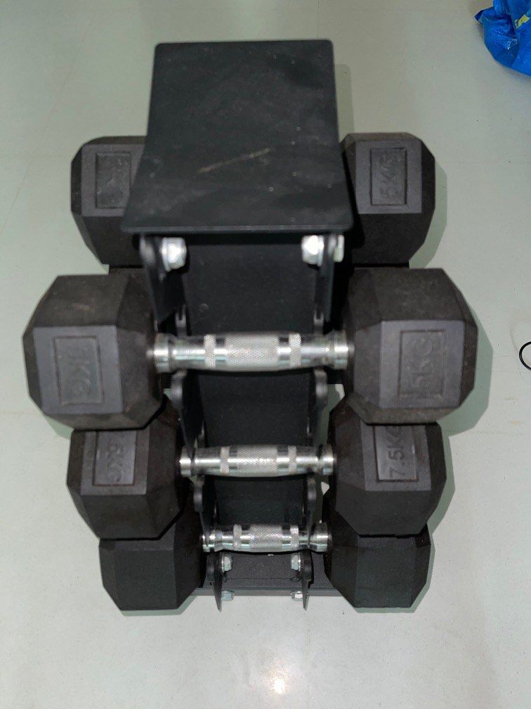 Hexagon high quality weights, Sports Equipment, Exercise & Fitness ...