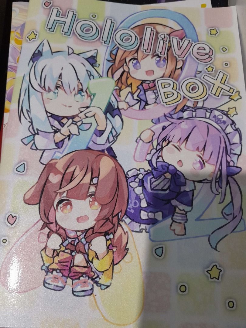 Hololive box Cute Chibi Illustration Book (SCENTED), Hobbies & Toys ...