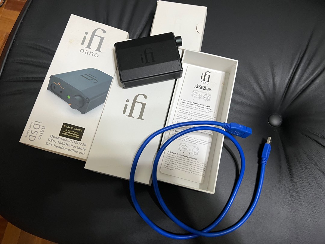 ifi Nano Black Label DAC Amp, Audio, Portable Audio Accessories on ...