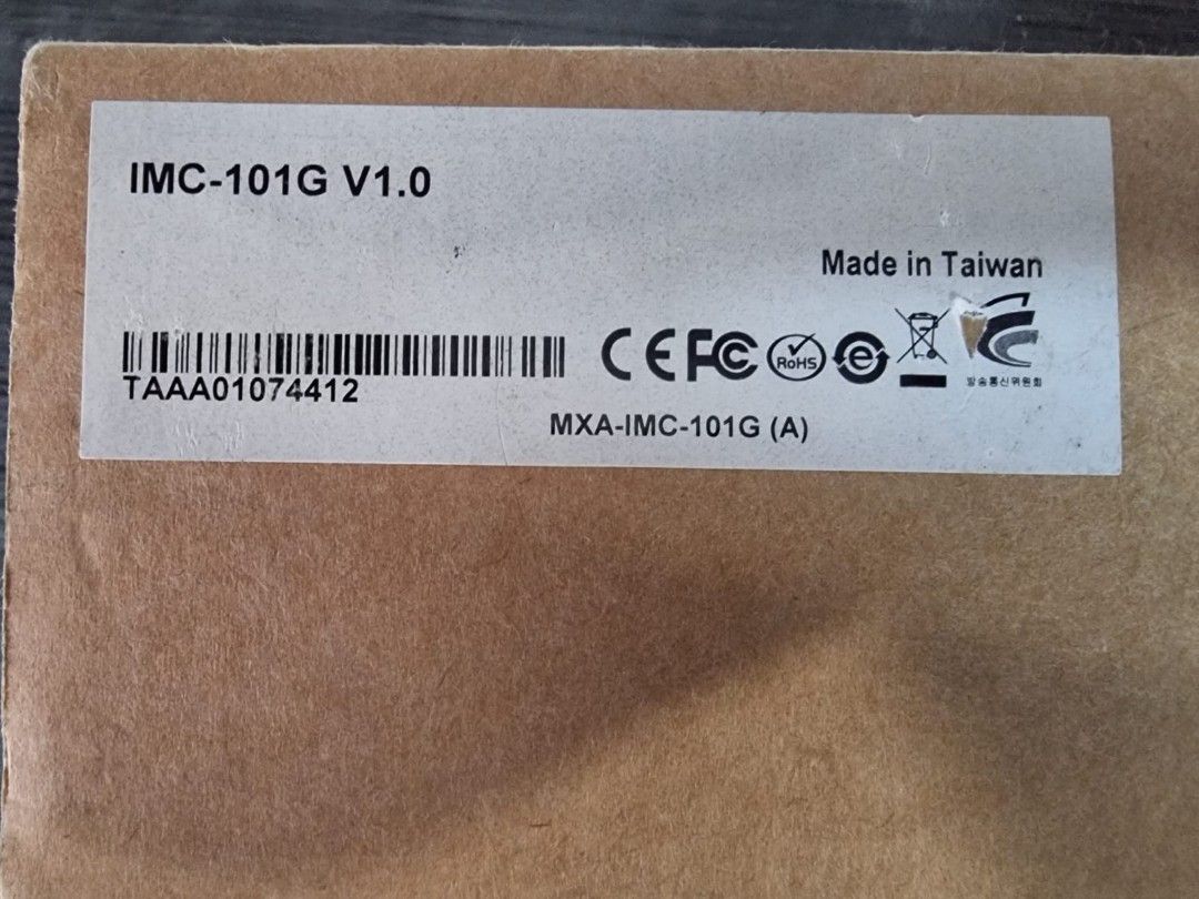 IMC-101G V1.0 MOXA Photoelectric converter brand new, Computers & Tech ...