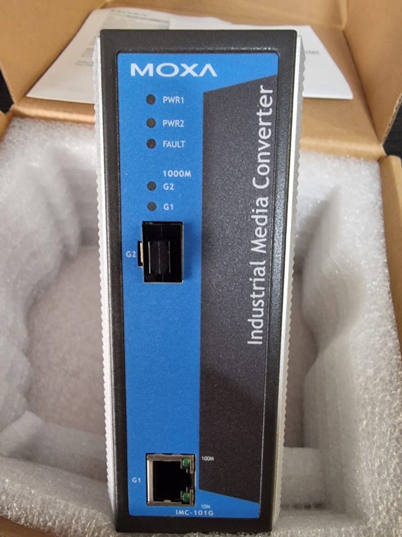 IMC-101G V1.0 MOXA Photoelectric converter brand new, Computers & Tech, Office & Business ...