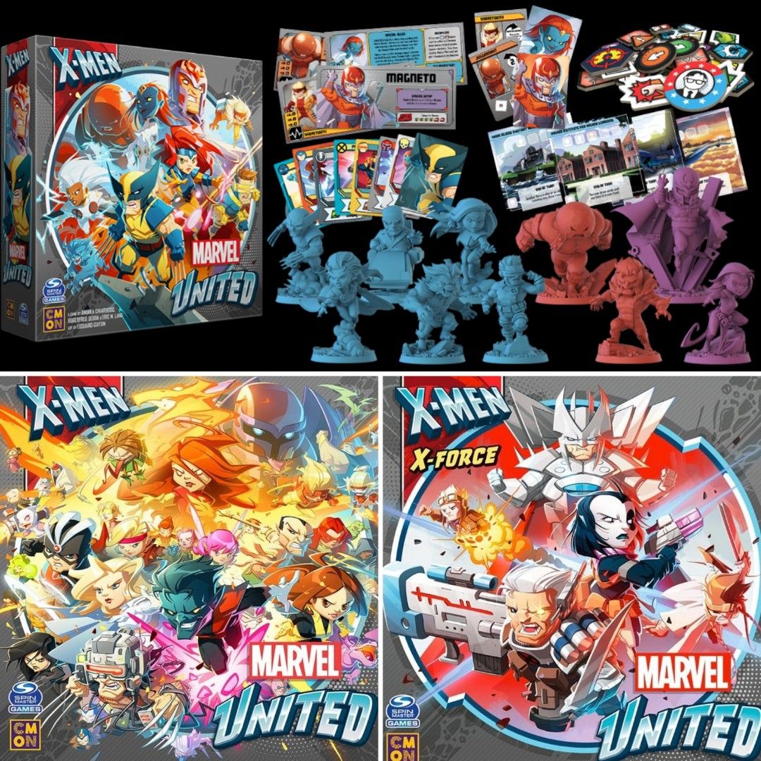 *in stock CMON Marvel United X-Men Kickstarter 2022, Hobbies & Toys, Toys & Games on Carousell