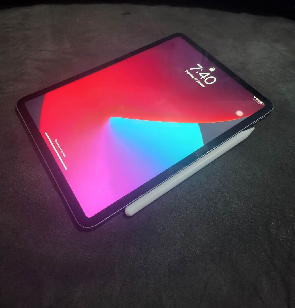 iPad Pro 11-inch (2nd Generation) Wi-Fi 128GB Space Gray with Apple ...