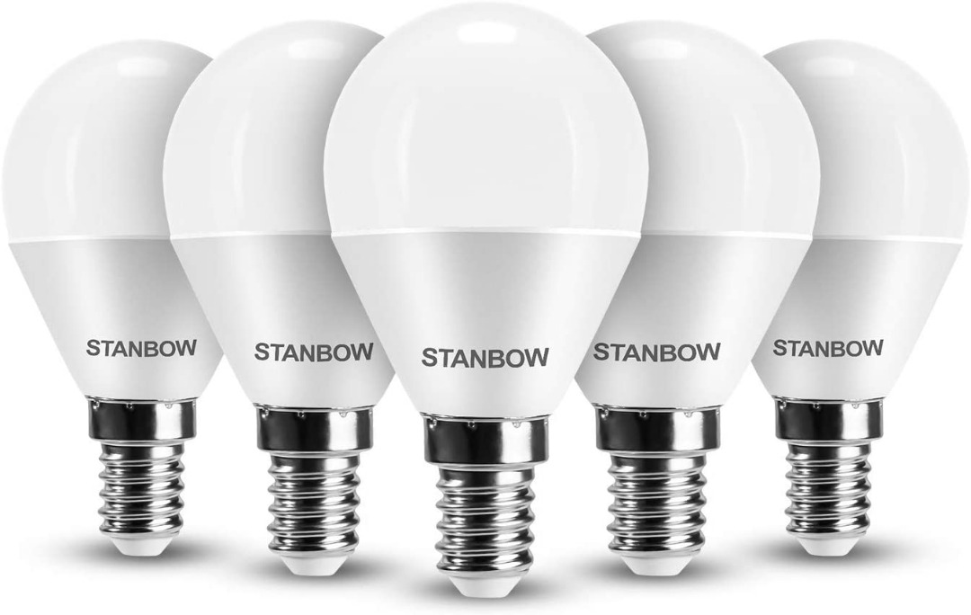 [J310] STANBOW Small Edison Screw Bulb, 5W SES Light Bulbs, P45 E14 40W ...