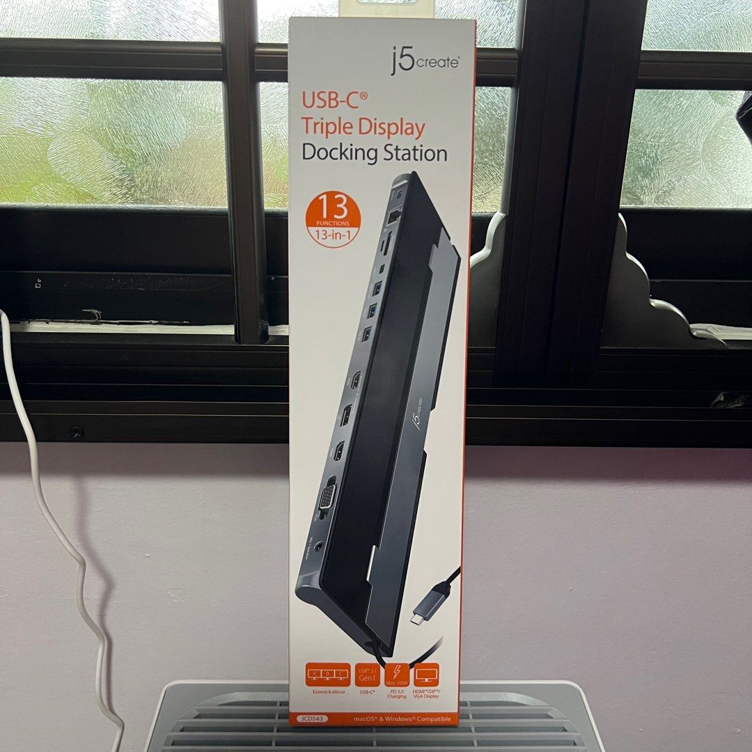 J5 Create USB C Triple Display Docking Station 13 In 1 Functions Computers Tech Parts