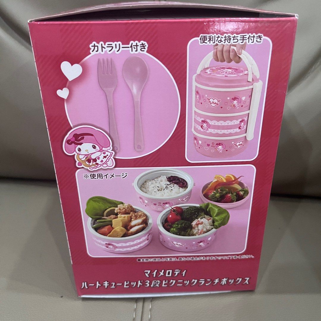Japan Sanrio Angel Fairy My Melody Friend Sweet Pink Fairy Lunch Box ...