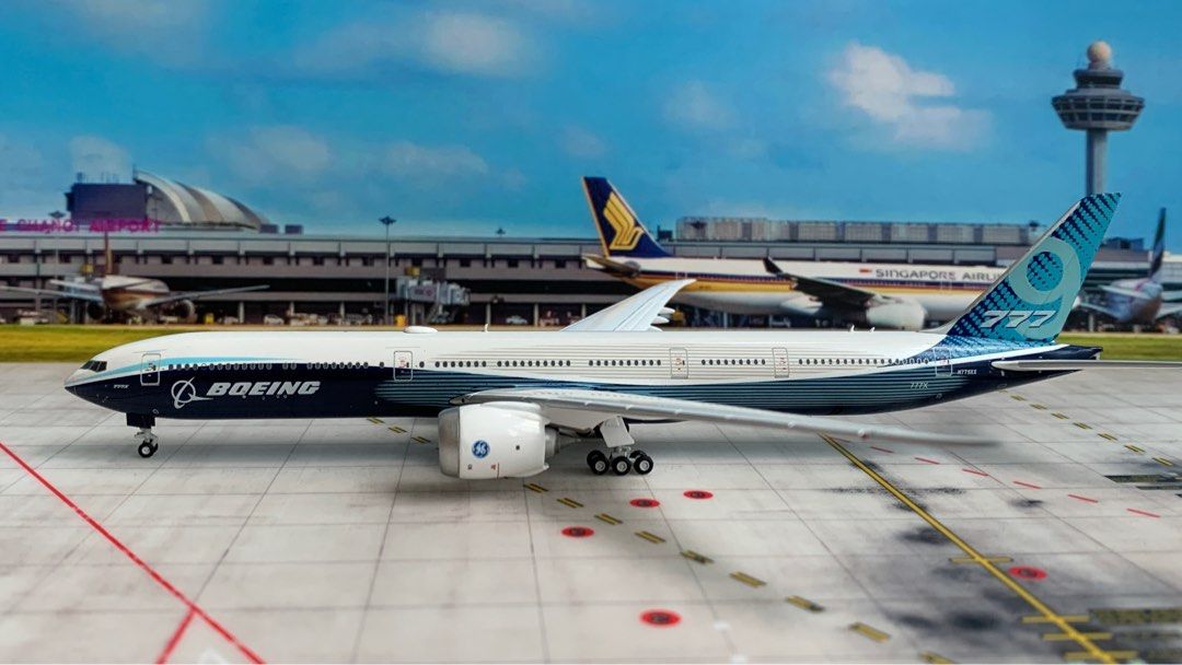 JC Wings 1:400 Boeing 777-9/ 777X House Color, Hobbies & Toys ...