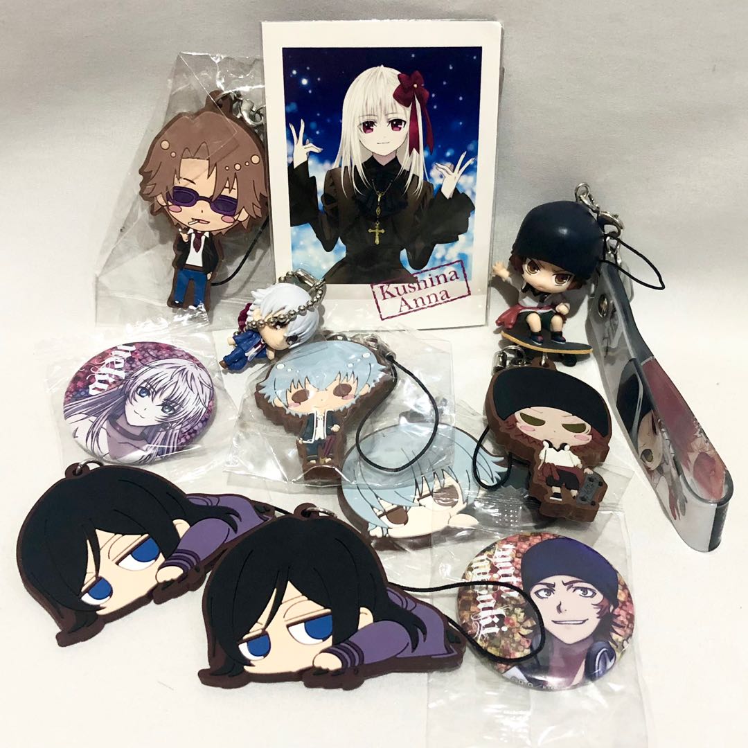 K Return of Kings Anime Merch Rubber Keychain Mini Figure Can Badge ...