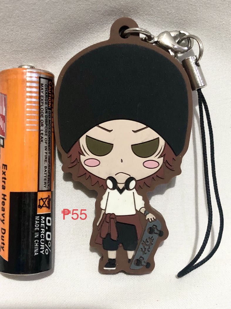 K Return of Kings Anime Merch Rubber Keychain Mini Figure Can Badge ...