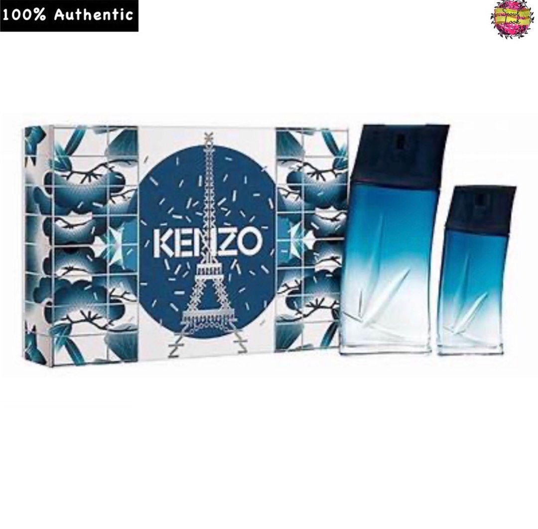 Kenzo Pour Homme EDT 2PCS Gift Set (100ml Spray + 30ml Spray) for Men ...