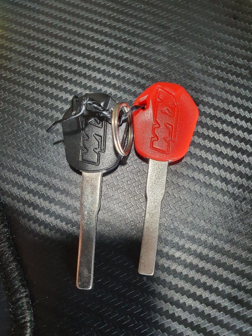 KTM Dukes spare keys - uncut and unused, Motorcycles, Motorcycle ...