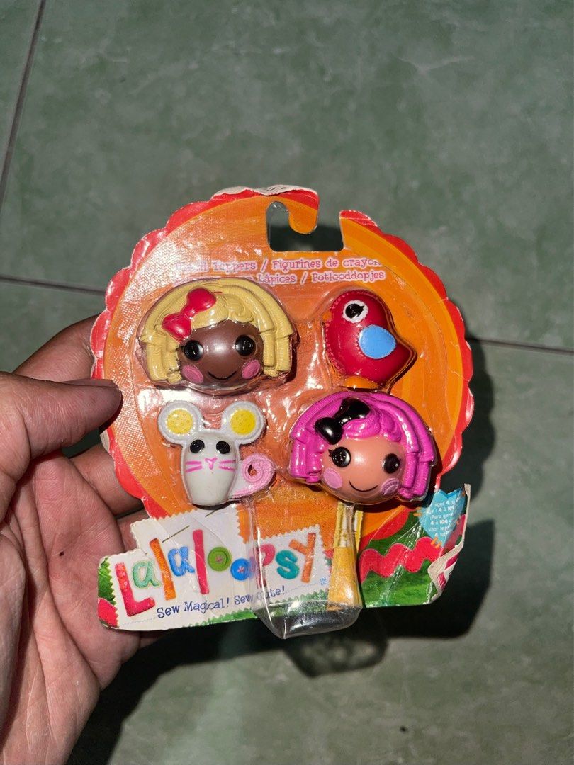 Lalaloopsy Pencil Toppers-Crumbs Sugar Cookie & Dot Starlight ORIGINAL ...