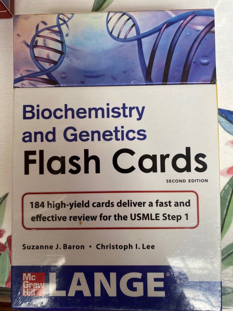 Lange Biochemistry and Genetics Flashcards USMLE, Hobbies & Toys, Books ...