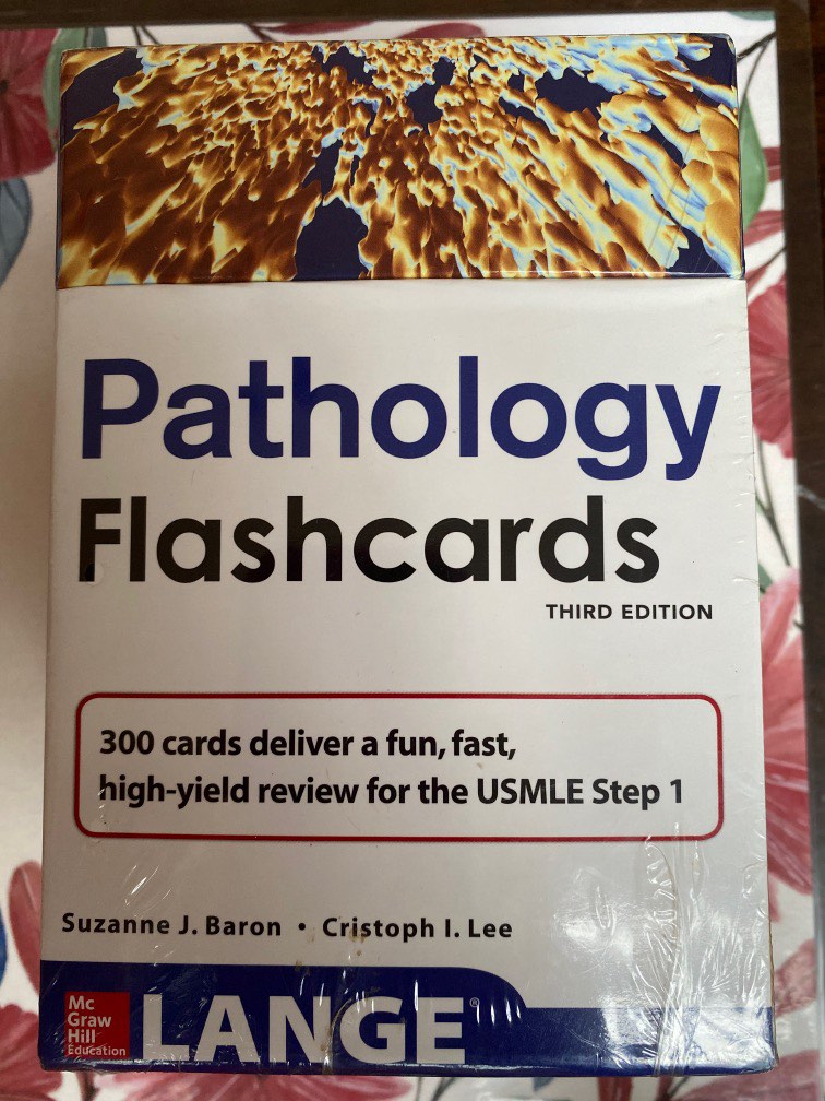 Lange Pathology Flashcards USMLE step 1, Hobbies & Toys, Books ...