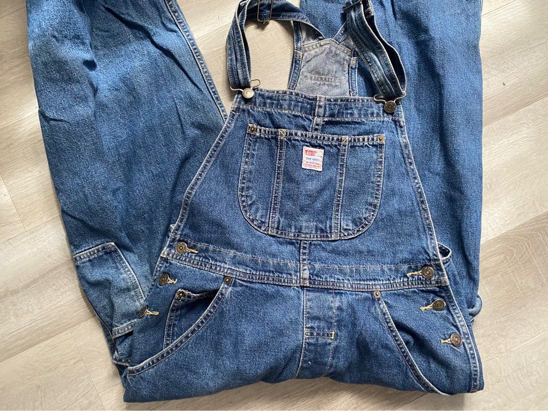 Levis Denim Jumper Overalls, Women's Fashion, Dresses & Sets, Jumpsuits ...