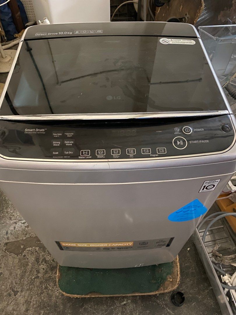 LG 10kg washing machine / washer, TV & Home Appliances, Washing ...