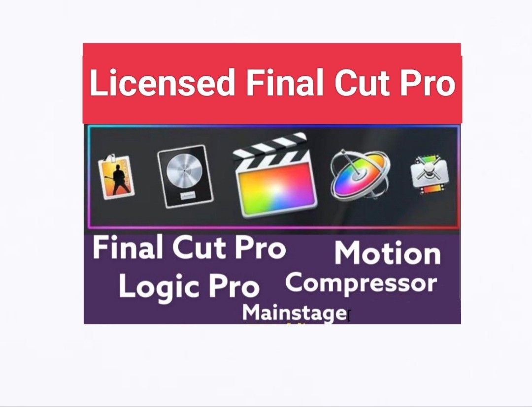Licensed (Not Crack) Final Cut Pro/Logic Pro X/MainStage/Compressor ...