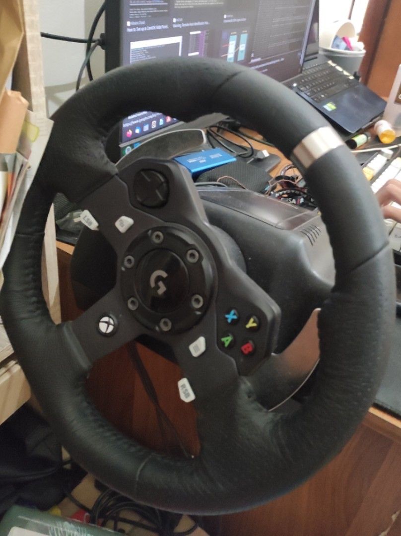 Logitech G920 steering wheel, Elektronik, Lainnya di Carousell