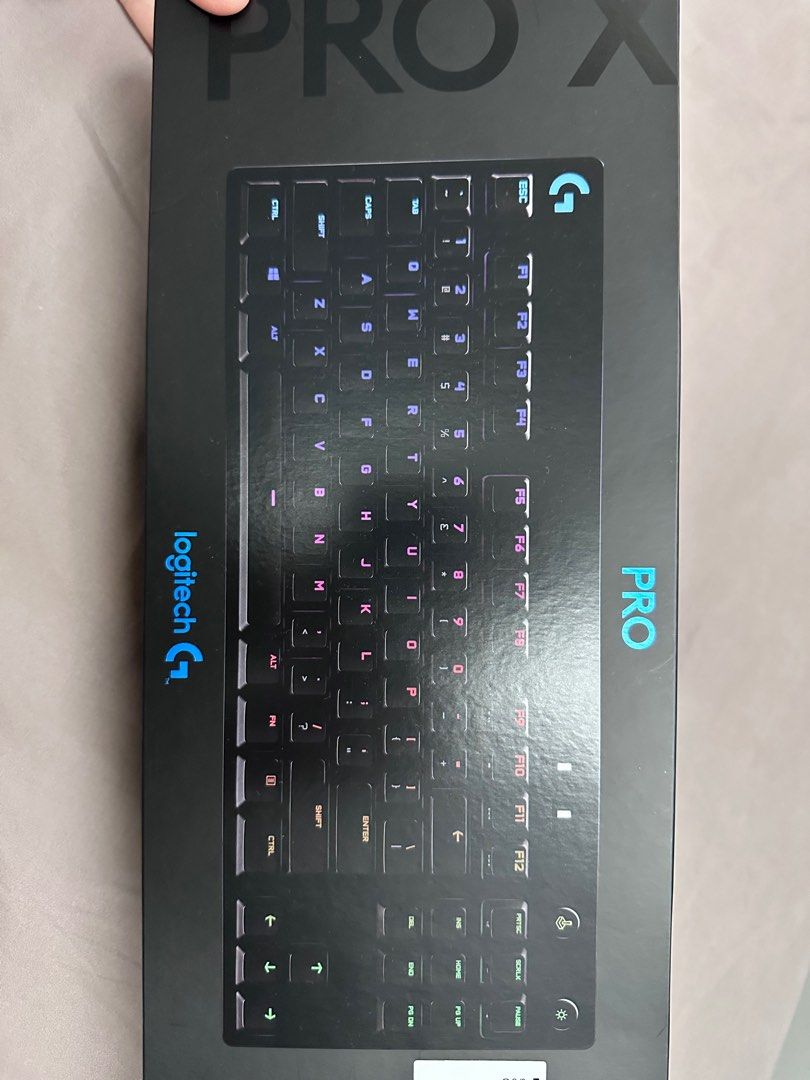 Logitech G PRO X MECHANICAL KEYBOARD GX BLUE CLICKY, Computers & Tech ...