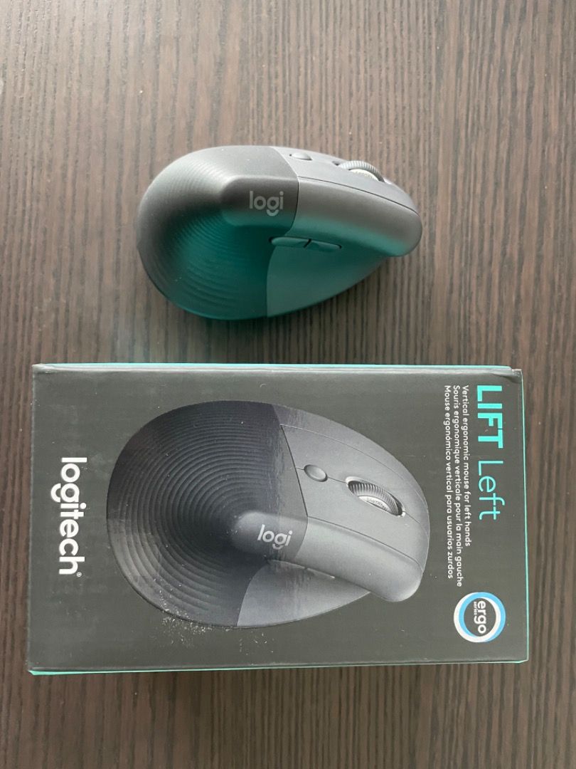 Logitech Lift - Left Handed - Vertical Ergonomic Mouse, Computers ...