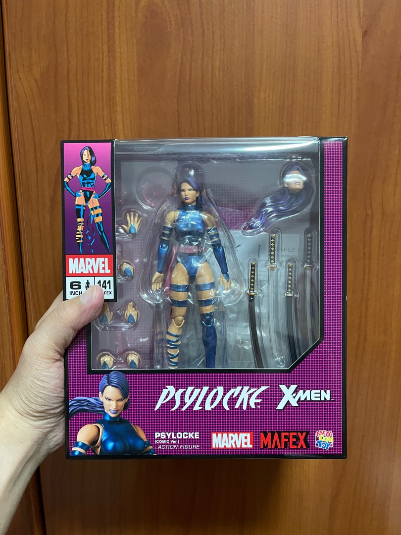 Mafex Psylocke Comic Version No.141, Hobbies & Toys, Toys & Games on ...